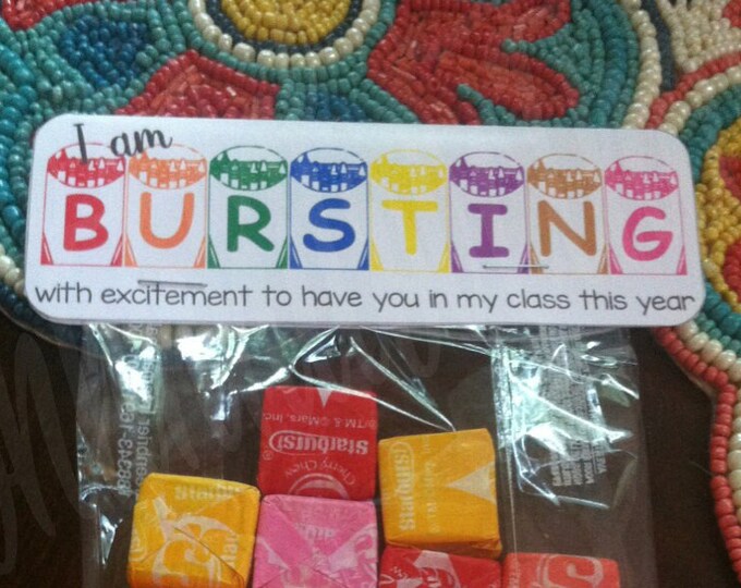 I'm Bursting With Excitement Teacher's Classroom Welcome Back to School ...