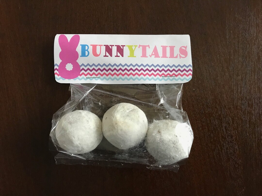 Happy Easter Bunnytails Teacher Student Gift Printable Candy Bag Labels ...