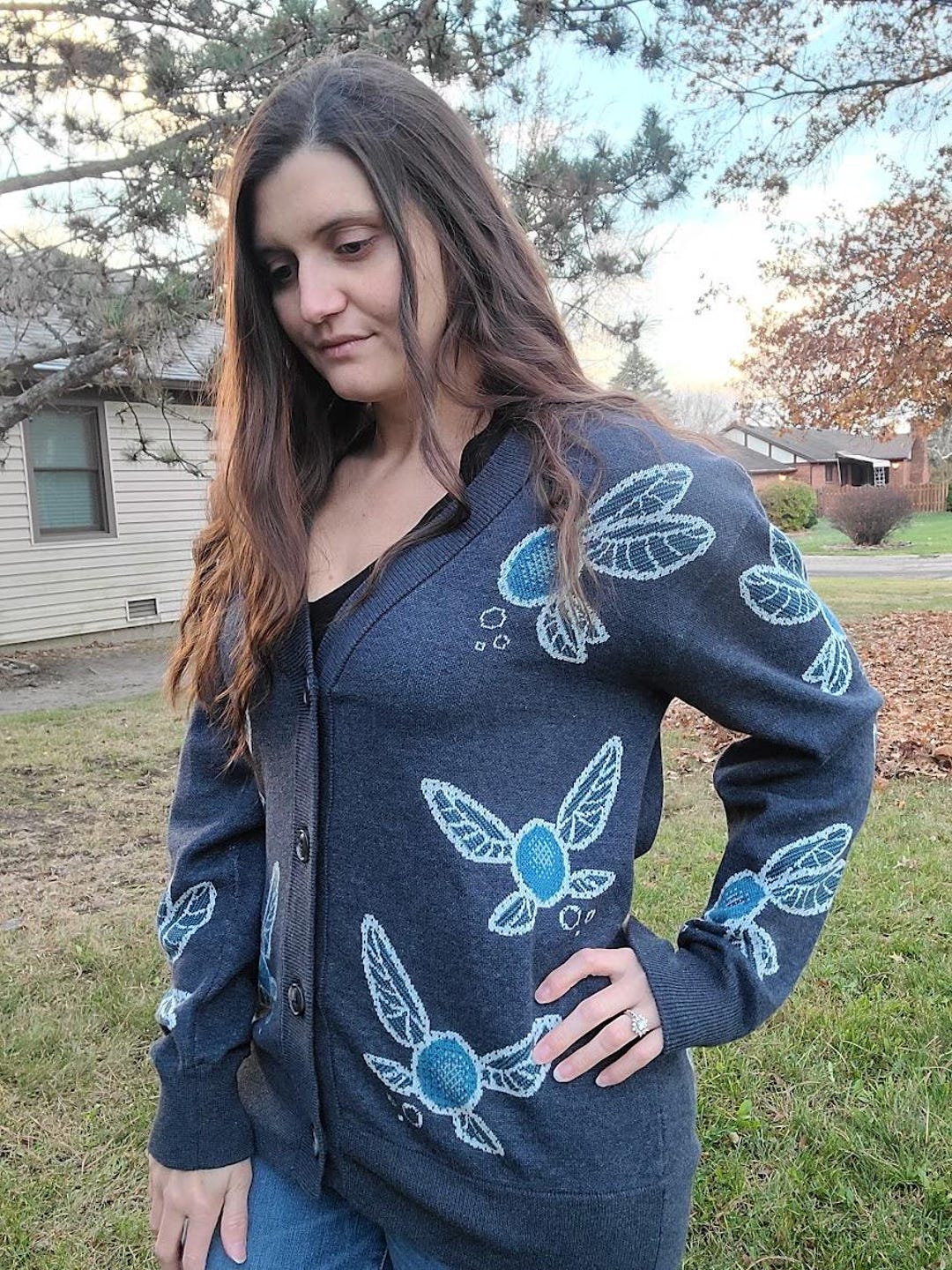 Navi Fairy Cardigan | Fairy Gifts | Gamer Gifts | Cozy Gamer | Cozy ...
