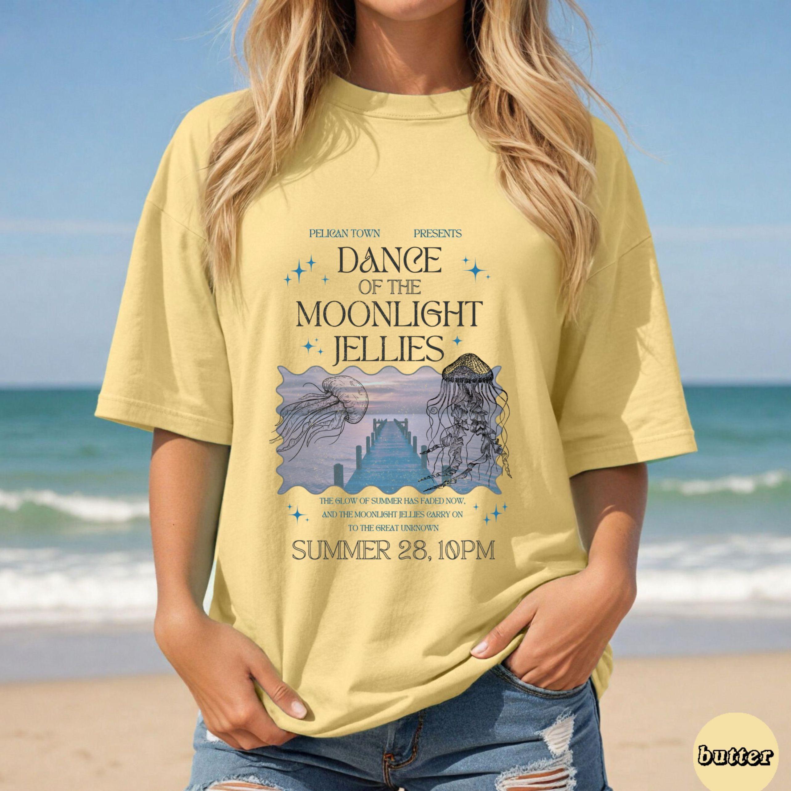 Dance of the Moonlight Jellies Stardew Valley Shirt | Pelican Town Tee ...