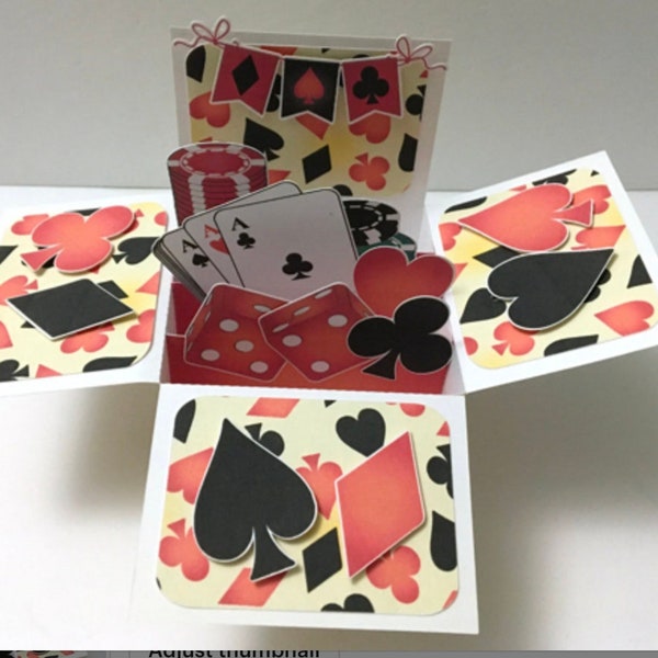 Pop up Box Card - Etsy