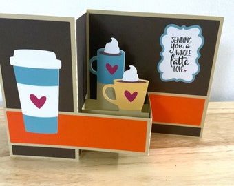 Coffee Card Pop Up - Etsy