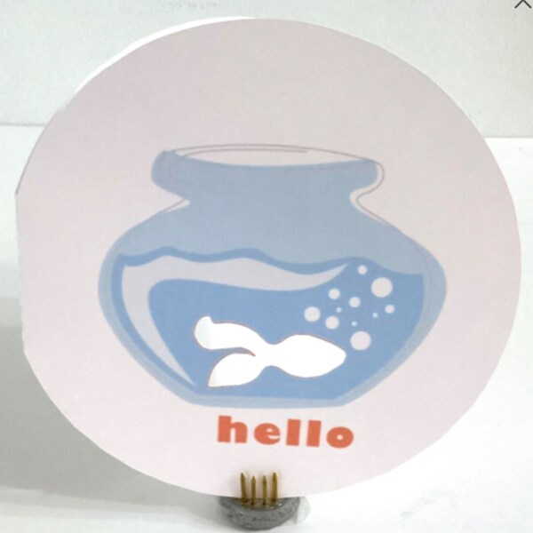 Fish Bowl Card - Etsy