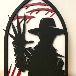 Nightmare Horror Plaque , Table Decor , Window Decor , Blood ...