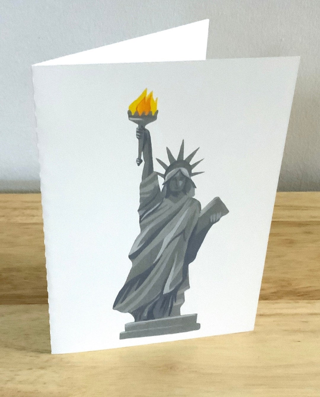 Statue of Liberty Card , Blank Inside , Printed , New York , Proud ...