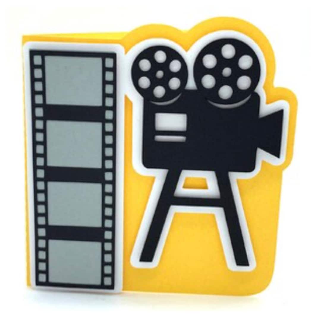 Movie Camera Card , Blank Inside , Film , Action , Acting , Yellow ...