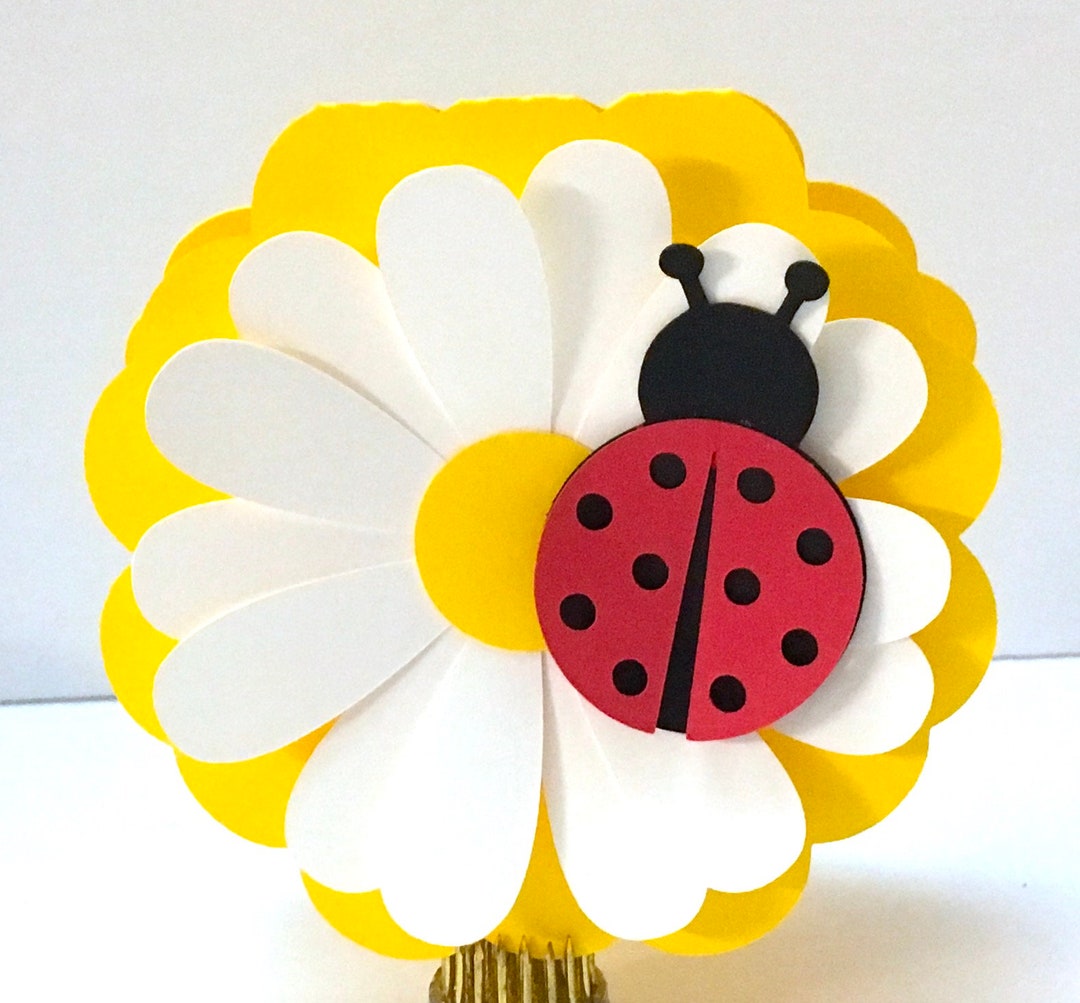 Daisy and Ladybug Card , Blank Inside , Spring , Fresh , All Occasions ...