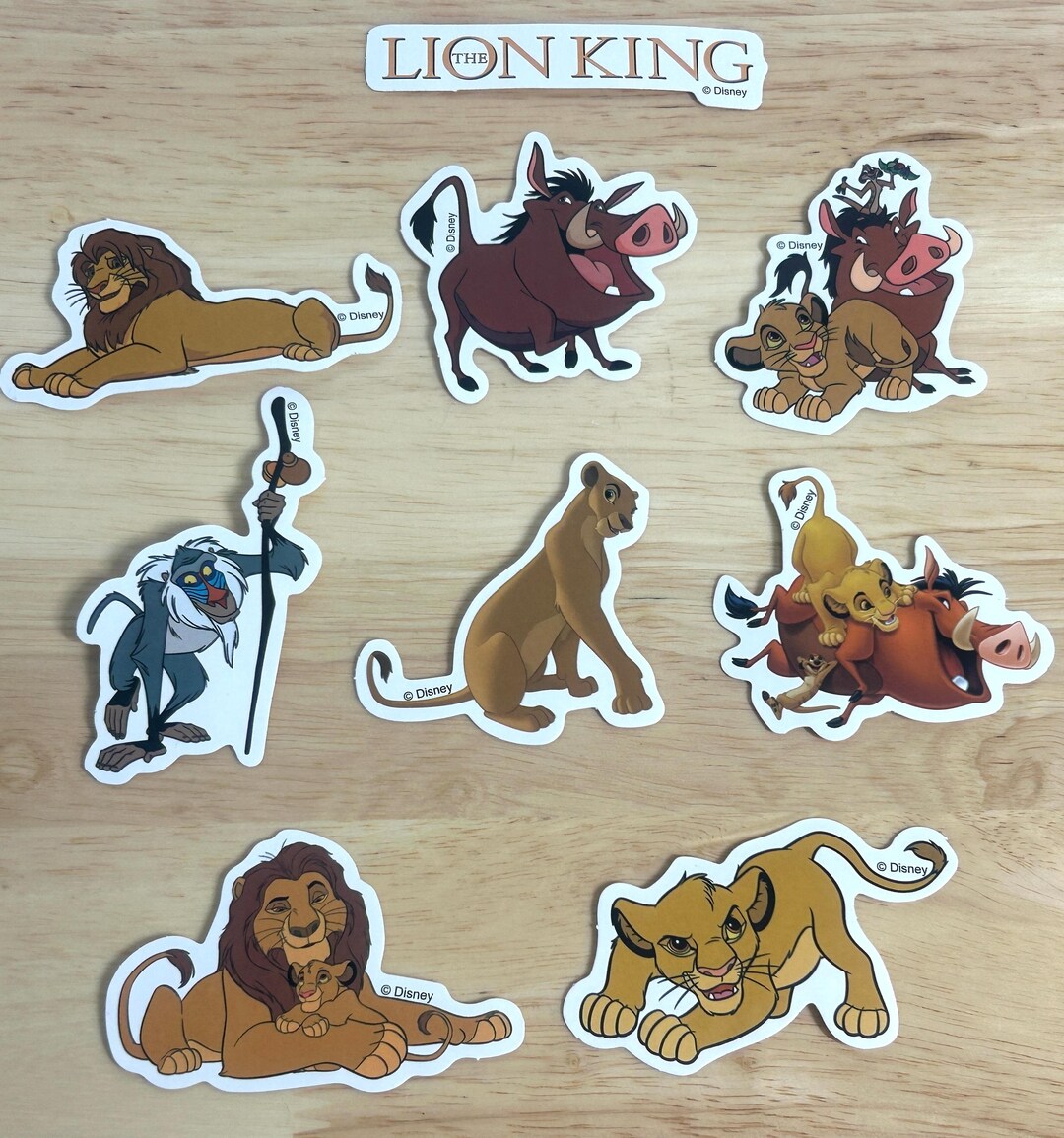 Lion King Vinyl Stickers , Acton , Kids , Adults , Scrapbooking , Card ...