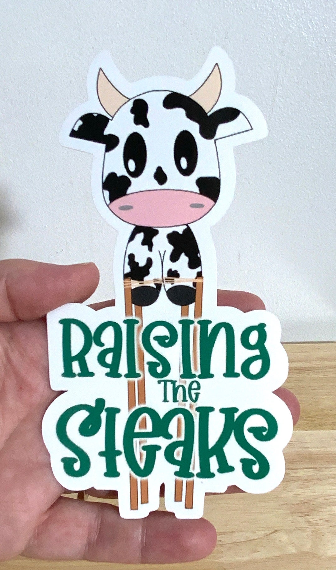 Large Cow Sticker , Steaks , Moo , Farm , Animal , Horns , Crafting ...