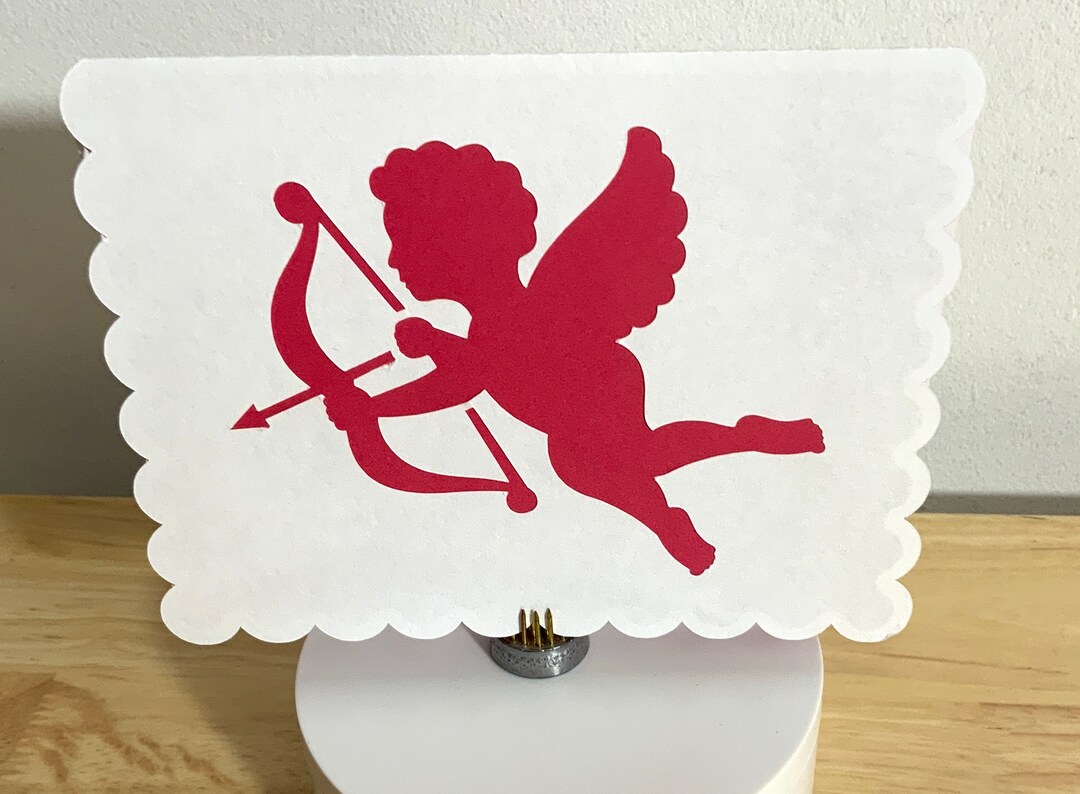 Cupid is Coming, Valentines Day Card , Bow , Arrow , Wings , Love ...