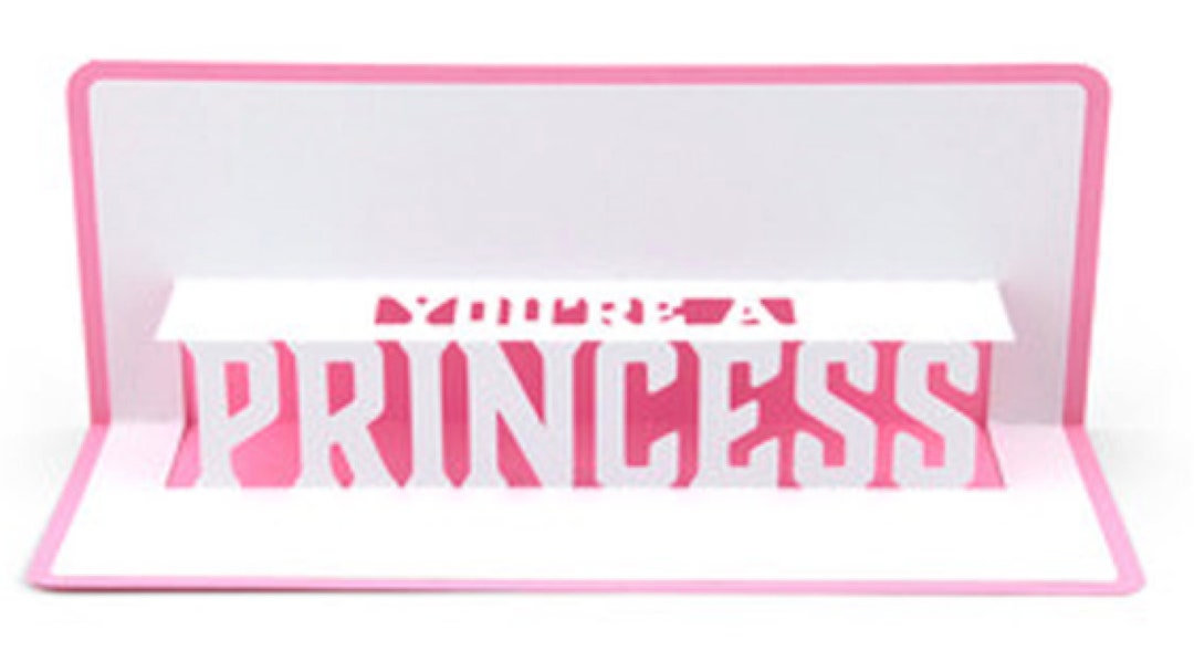 Princess Birthday Card , Pop up , Pink , Cute , Sweet , Party , Pretend ...