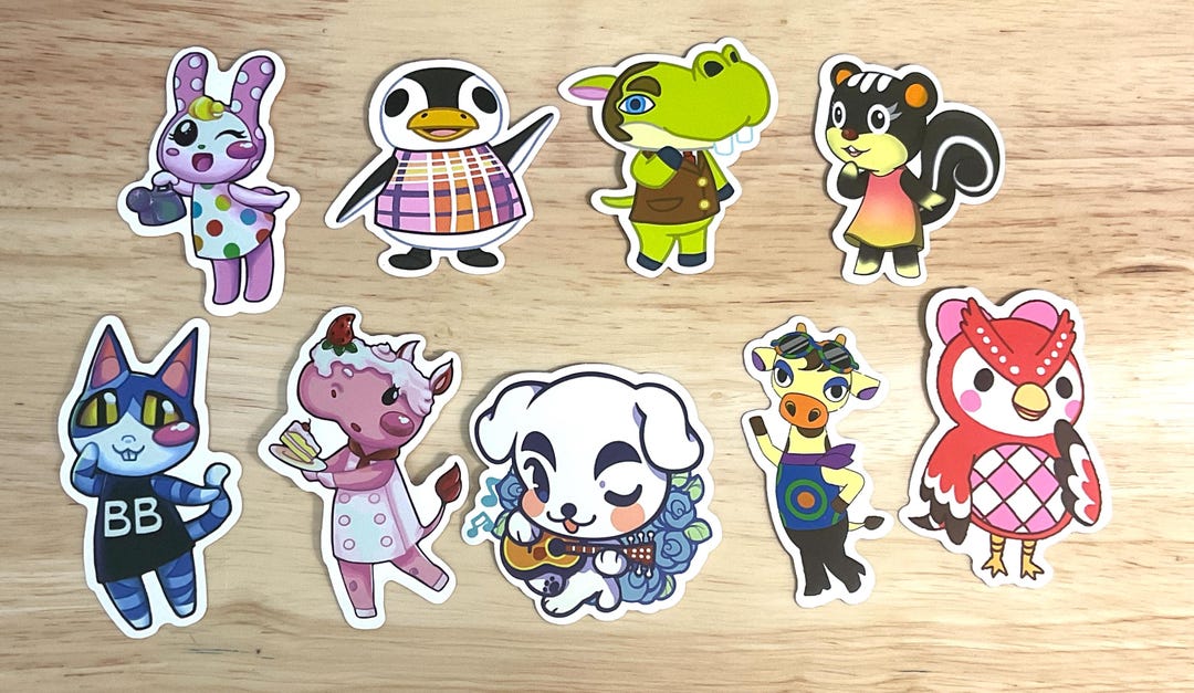 Cute Animal Vinyl Stickers, Kids , Planner , Calendar , Gift , Reward ...