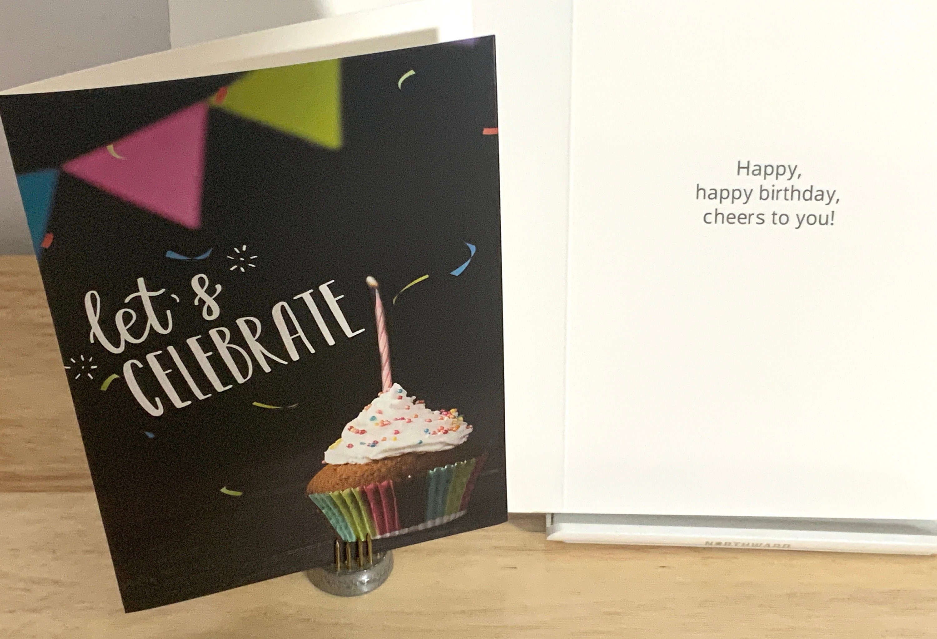 Let's Celebrate Card Birthday Banner Sweets - Etsy