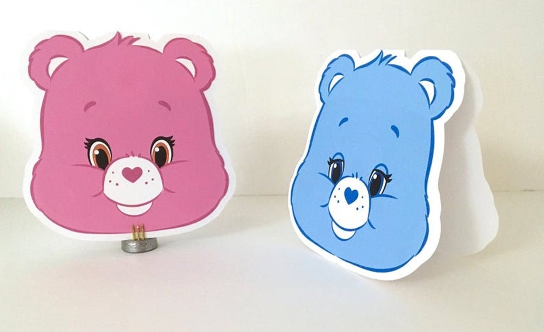 Care Bear Shaped Head Card , Blank Inside , Grumpy , Bedtime , Love A ...