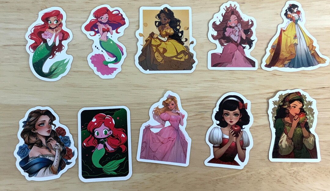 Princesses and Queen Vinyl Stickers , Crafts , Scrapbooking , Royal ...