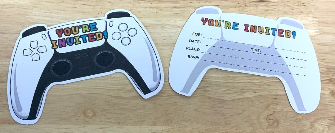 Game Controller Invitation , Kids , Adults , Party , Gamer ...