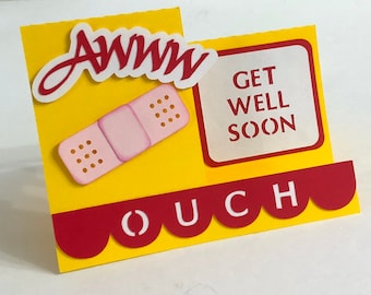 Get Well Accident Card - Etsy