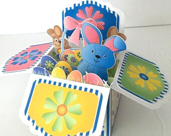 Pop up Bunny Card | Etsy