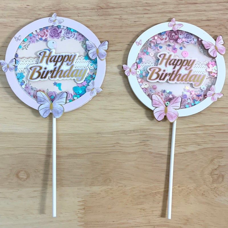 Shaker Cake Topper - Etsy