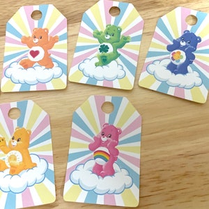 Care Bears Gift Tags , Rainbow , Grumpy , Cheer , Friend , Planning ...