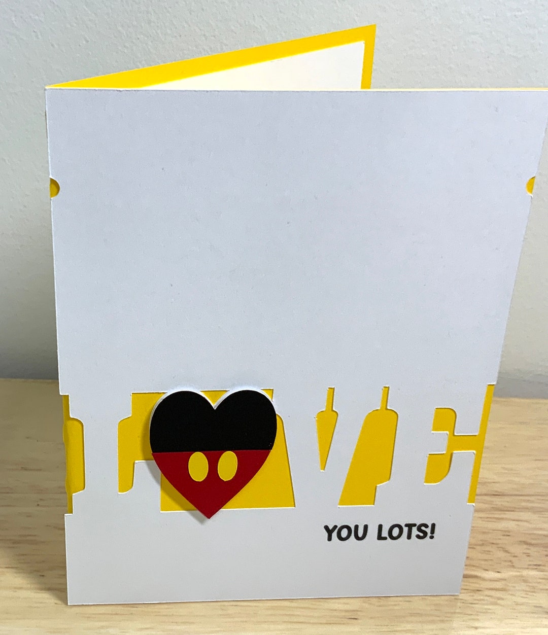 Theme Park Card , Love , Kids , Adults , Friends, Family , Yellow ...