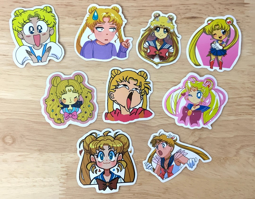 Sailor Moon Vinyl Stickers , Moon , Cartoon , Tv , Japanese , Sailor ...