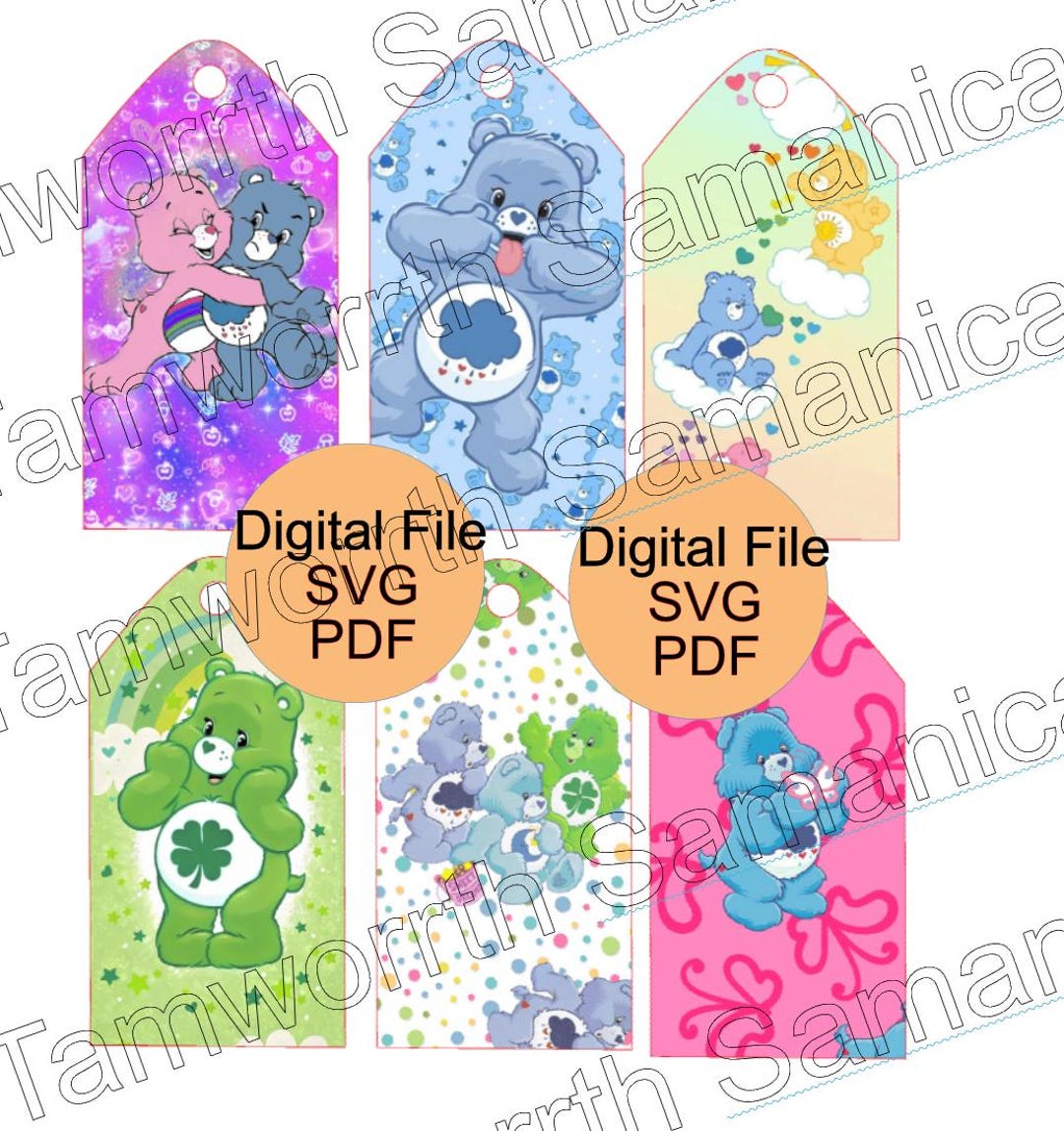 Care Bear Tags , Printable , PDF , SVG , Kids , Adults , Gifts , Crafts ...