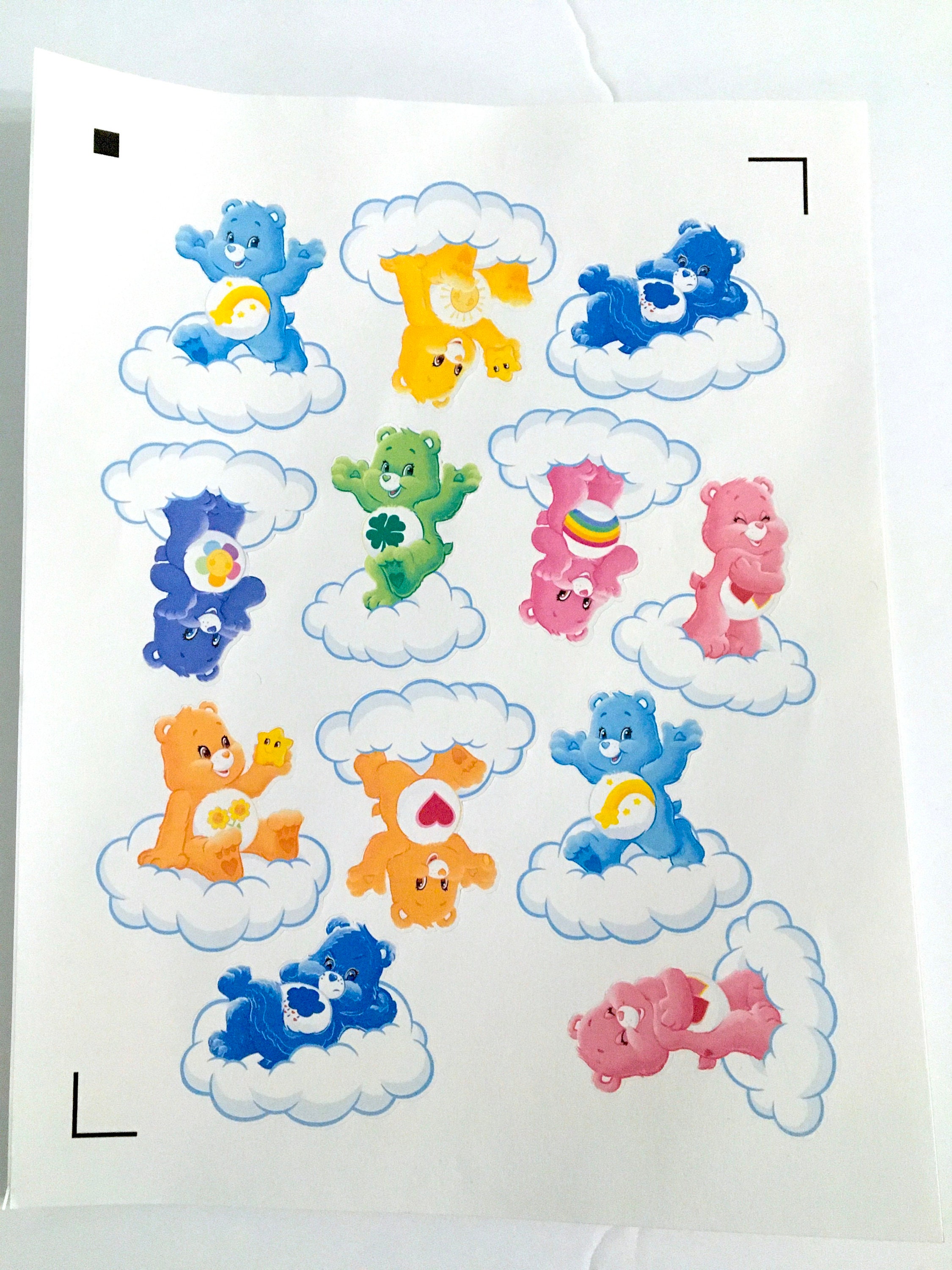Care Bear Stickers Kids Adult Craft Scrapbooking | Etsy