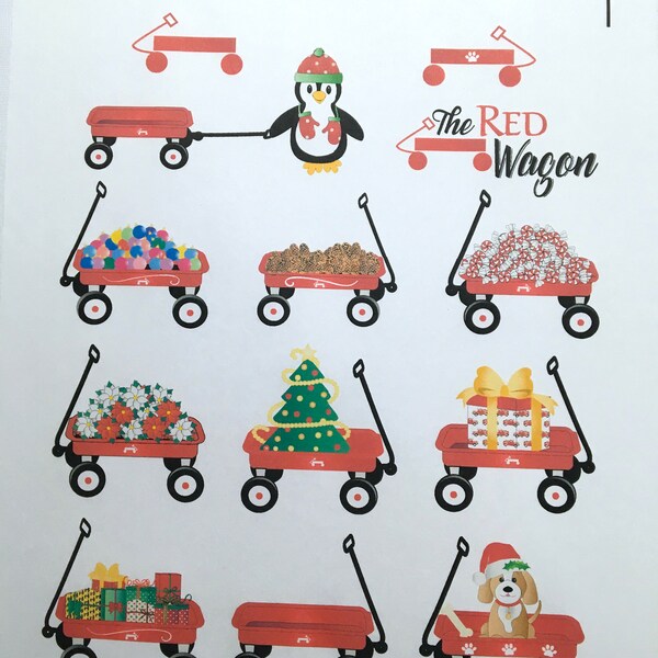 Little Red Wagon - Etsy