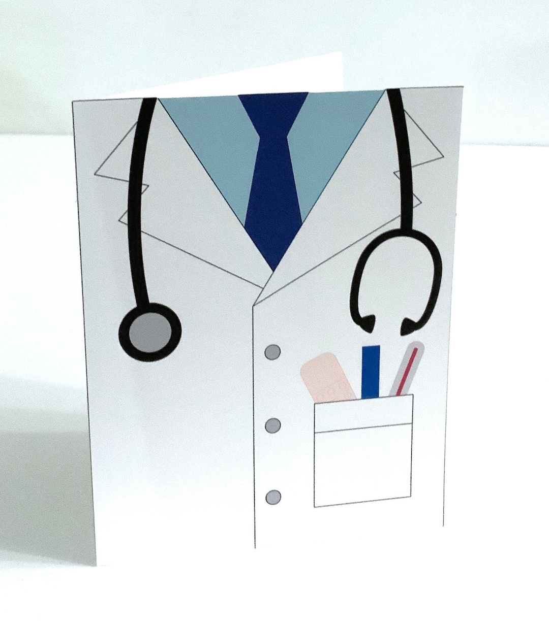 Doctor Card , Blank Inside , Professional , New Job , Retirement ...
