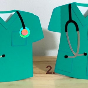 Scrub Card , Blank Inside , Doctor , Nurse , Medical , Professional ...