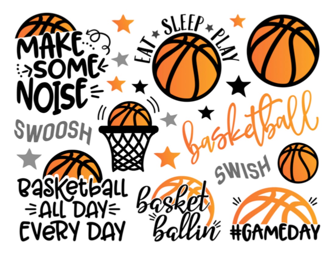 Basketball Stickers , Team , Kids , Sports , Hoops , Court ...