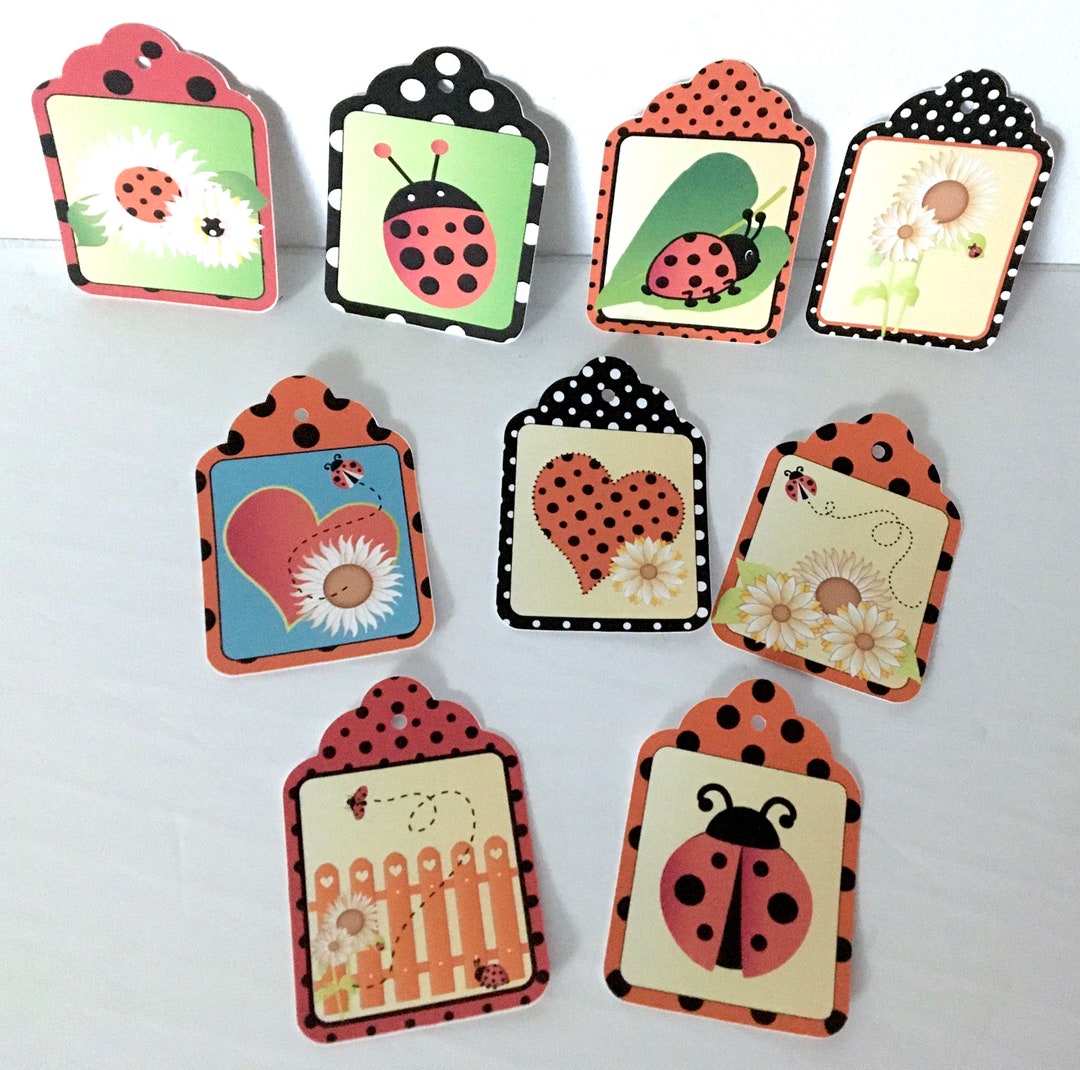 Ladybug Tag , Garden , Flower , Fence , Polka Dot , Spring , Summer ...