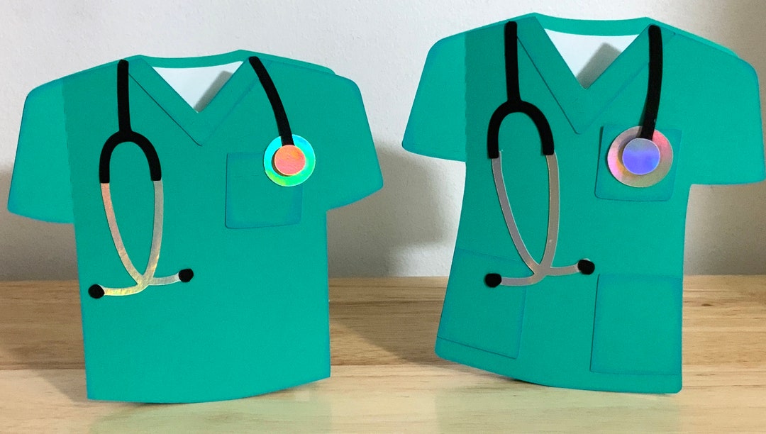 Scrub Card , Blank Inside , Doctor , Nurse , Medical , Professional ...