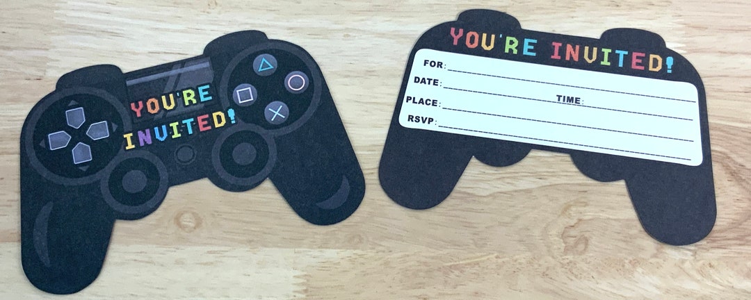 Game Controller Invitation , Kids , Adults , Party , Gamer ...