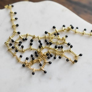 Stainless Steel Enamel Dot Chain Necklace Handmade Enamel Craft Jewelry ...