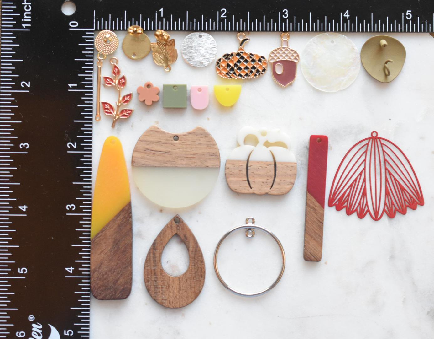 DIY Earring Making Starter Kit: Resin, Wood, Acrylic Jewelry Craft - Etsy
