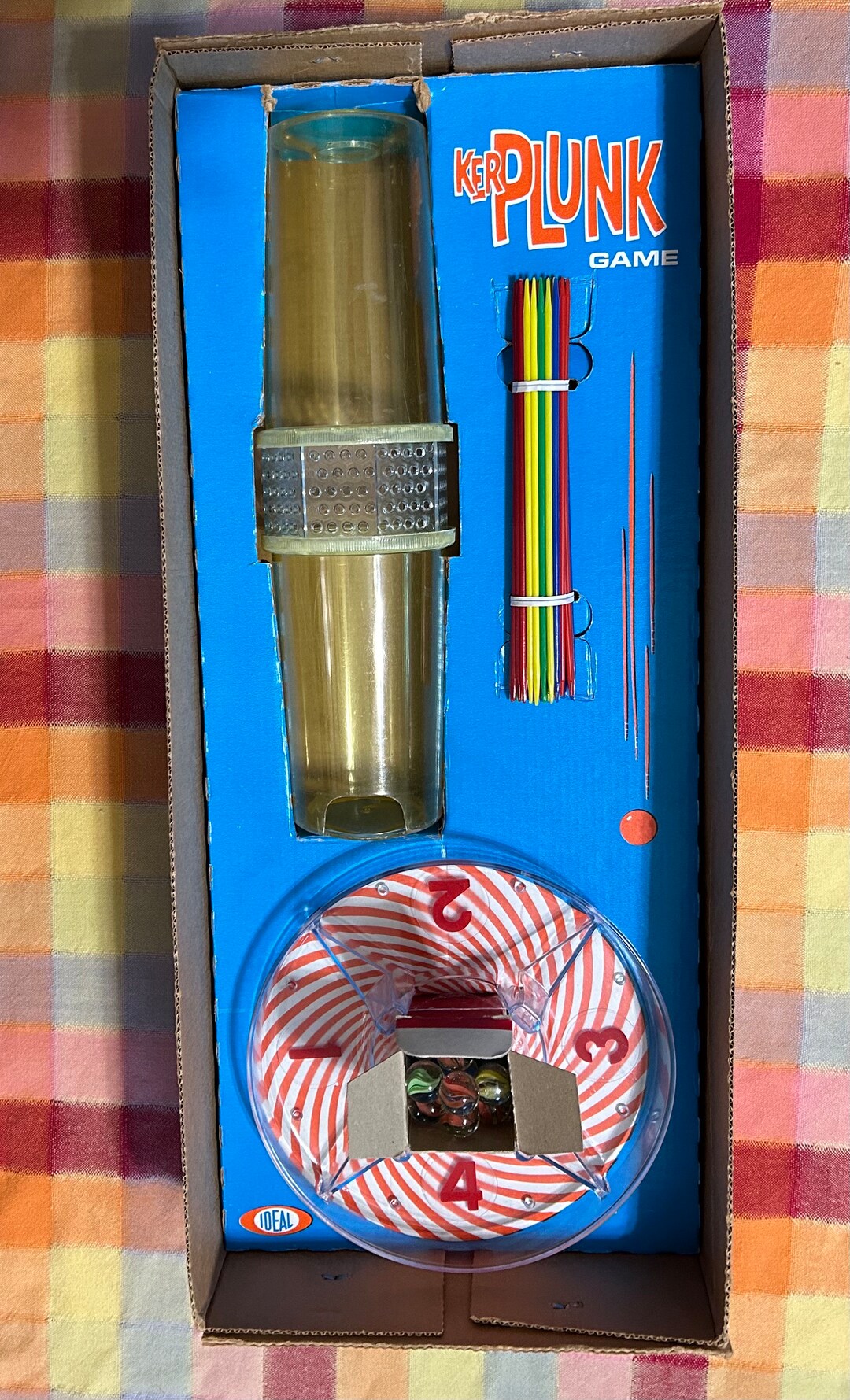 1967 Kerplunk Game COMPLETE Vintage Marble Games Retro Marble Games ...