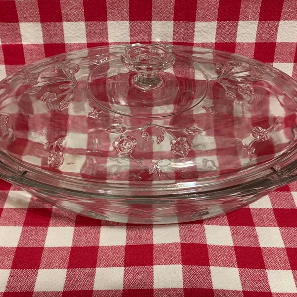 Savannah Floral Anchor Hocking Casserole Dish - Etsy