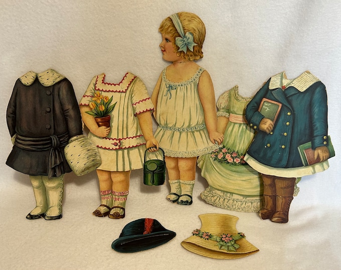 Antique Paper Doll Set 1915 Paper Doll Set Antique Toys Antique Dolls ...