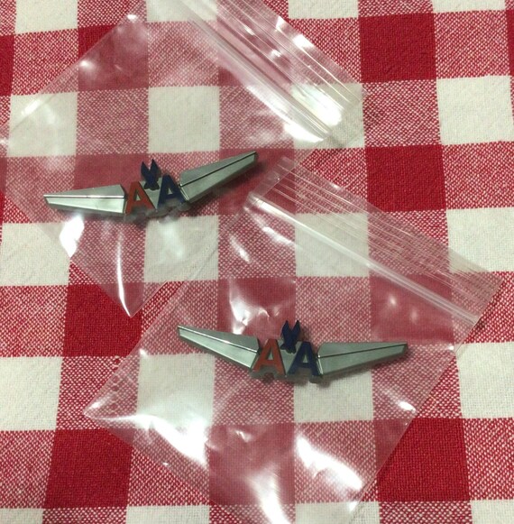Vintage American Airlines Plastic Pins Vintage AA Pin… - Gem