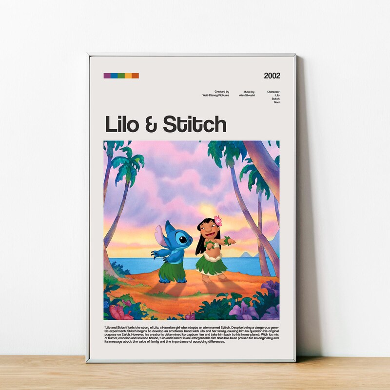 Lilo and Stitch Poster - Etsy