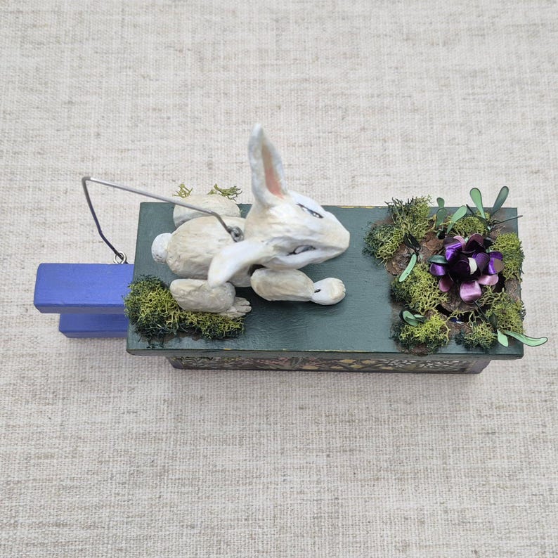 Bunny, Automata, Automation, Kinetic, Interactive, Moveable, Figurine ...