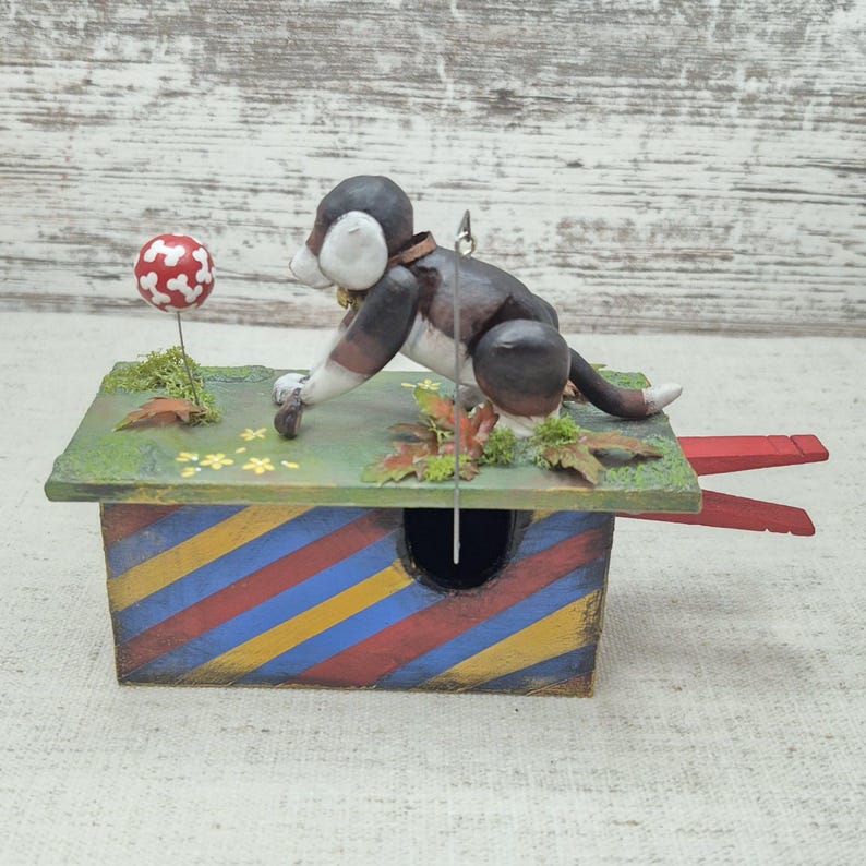 Dog & Ball, Automata, Automation, Kinetic, Interactive, Moveable ...