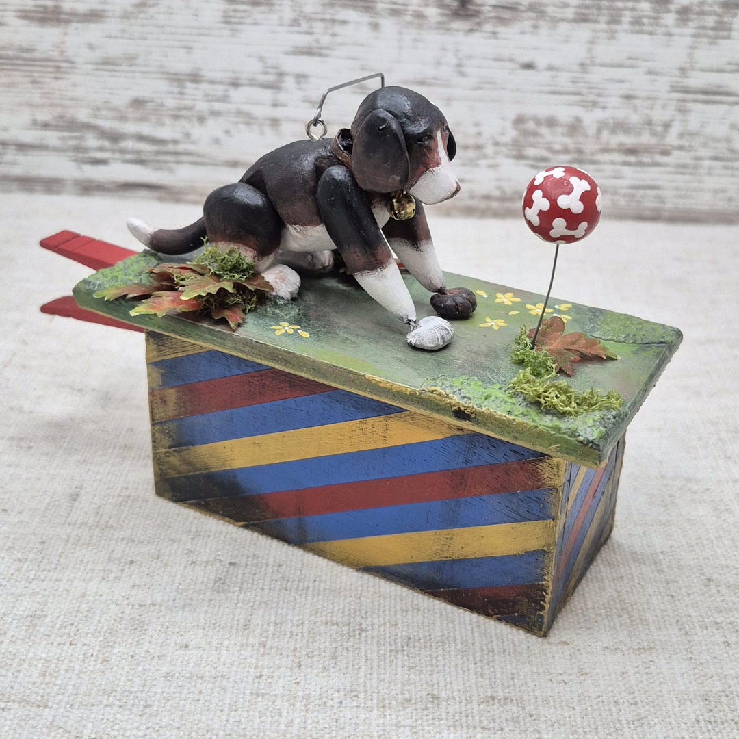 Dog & Ball, Automata, Automation, Kinetic, Interactive, Moveable ...
