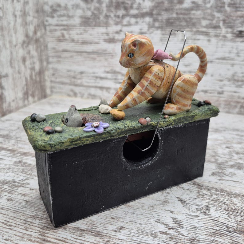 Cat & Mouse, Automata, Automation, Kinetic, Interactive, Moveable ...