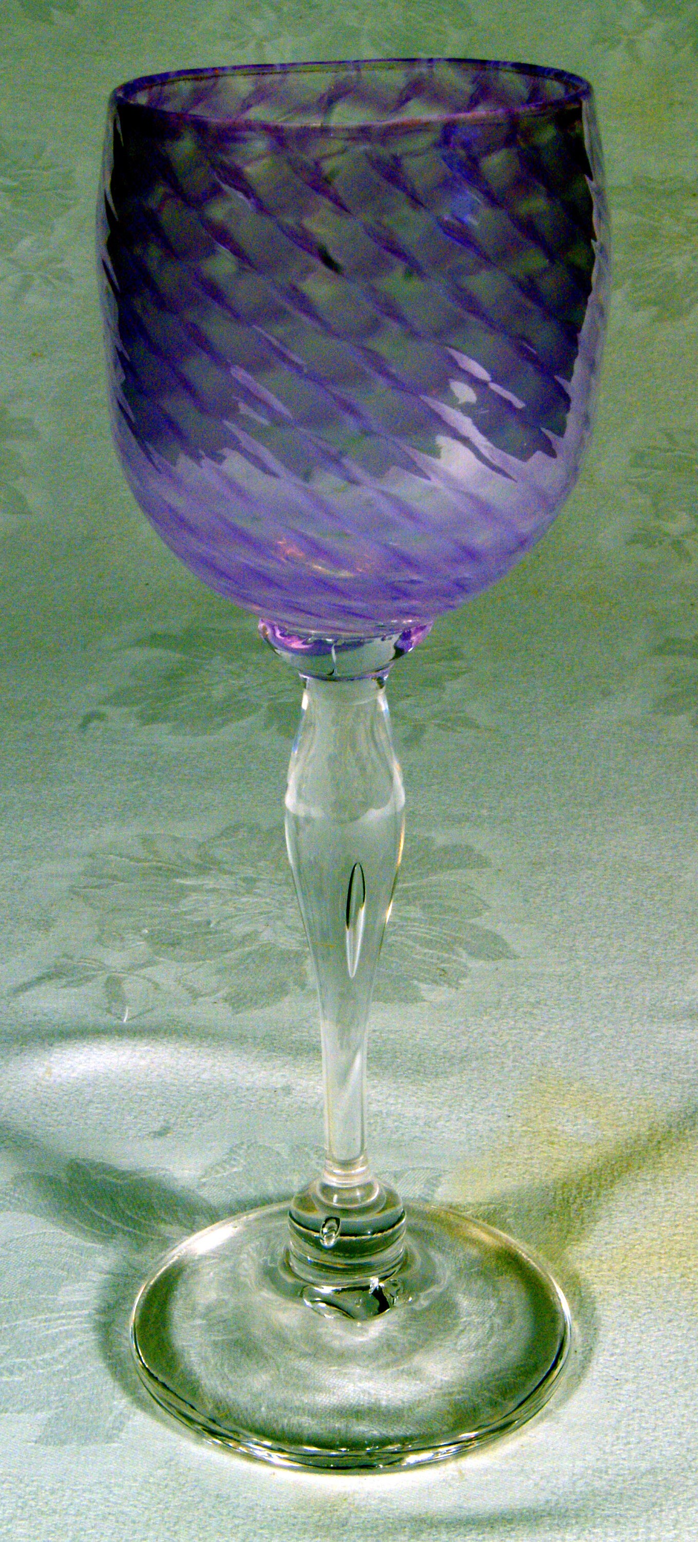 Stunning Optic Design Goblets - Etsy