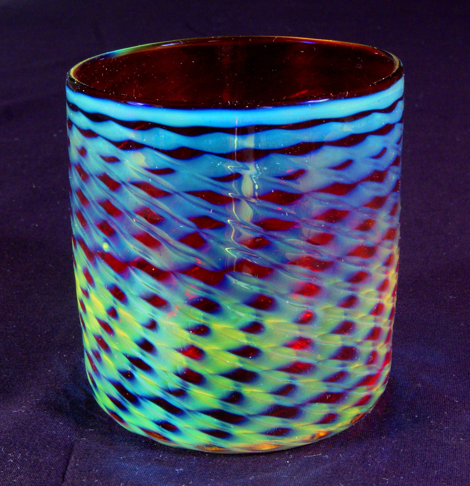 Optic Design Gold Luster Rocks Glasses - Etsy