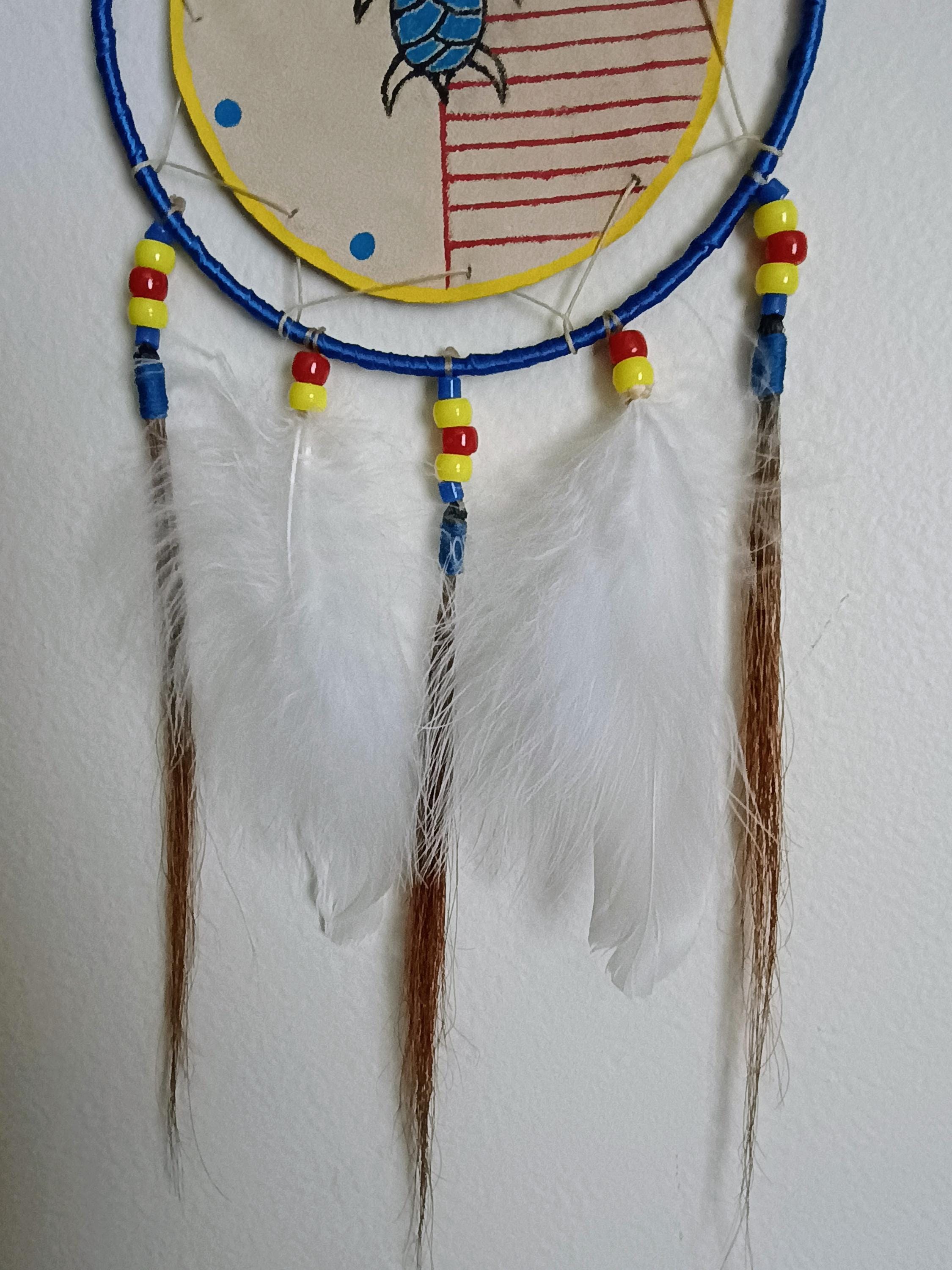 Painted Leather Shields, Native Small Shields Embellished With Horse ...