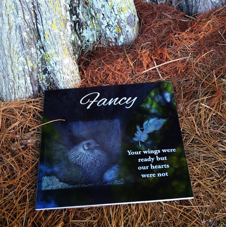 12x12 Personalized Pet Headstone Chicken Bird Tombstone Laser - Etsy